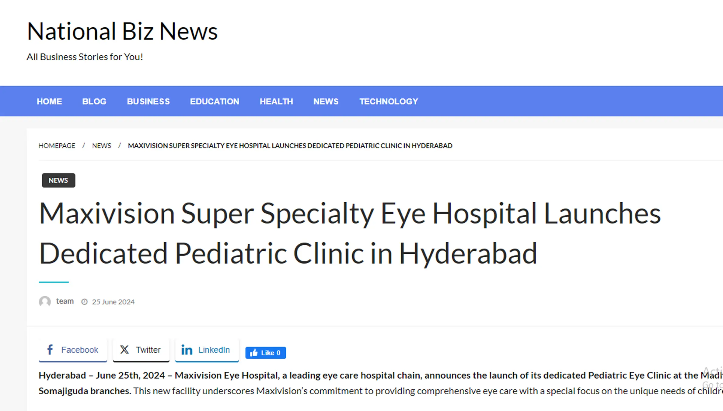 News and Events Archive - MaxiVision